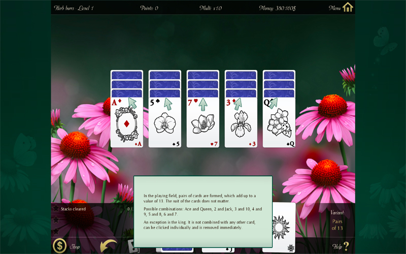 Solitaire Beautiful Garden Season | macgamestore.com