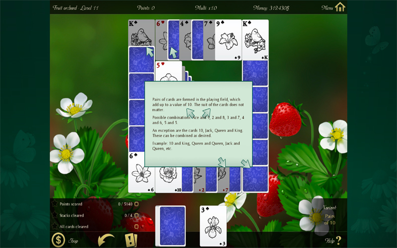Solitaire Beautiful Garden Season | macgamestore.com