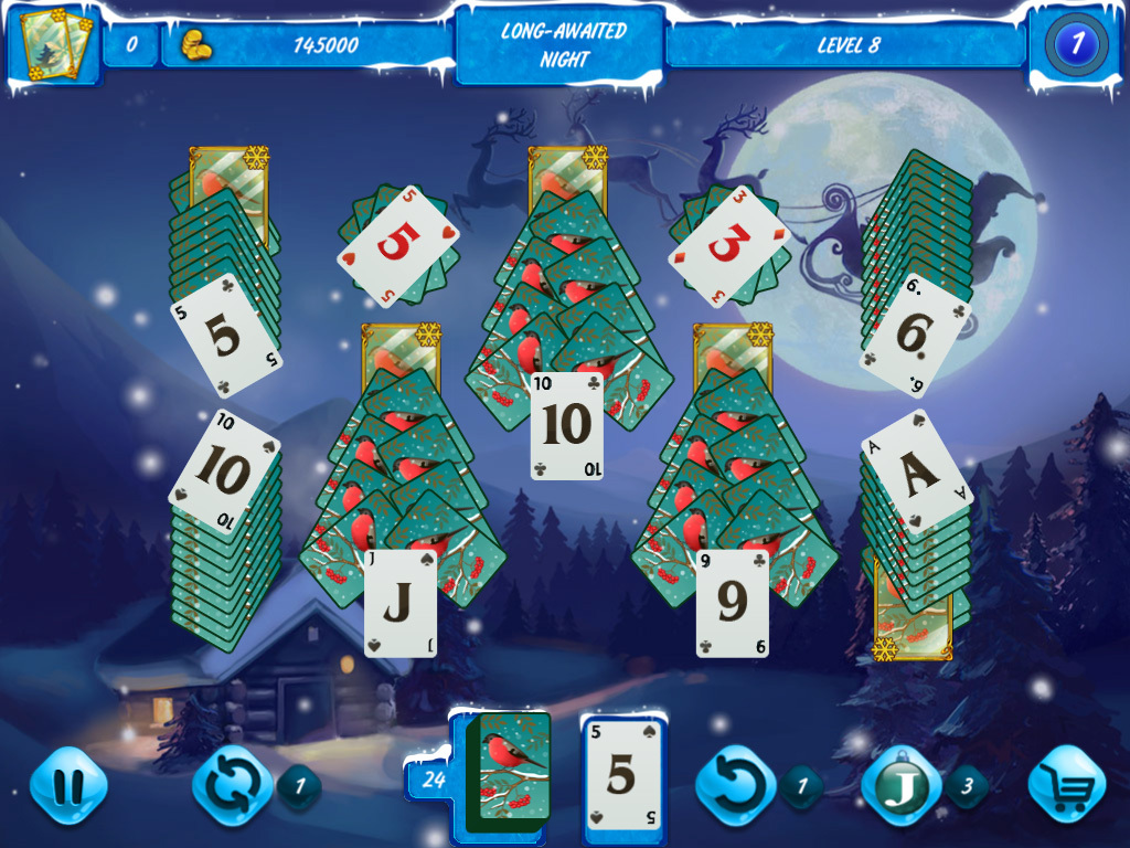 Solitaire Jack Frost Winter Adventures | macgamestore.com