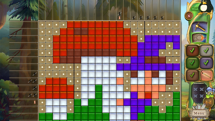 Fantasy Mosaics 48: Gnome's Puzzles | macgamestore.com