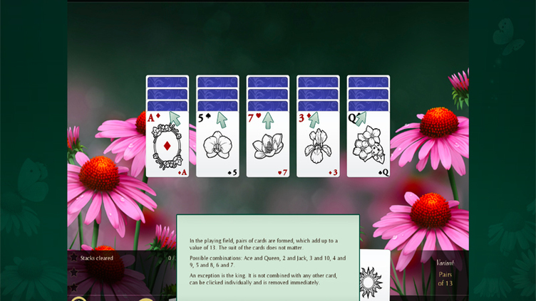 Solitaire Beautiful Garden Season | macgamestore.com